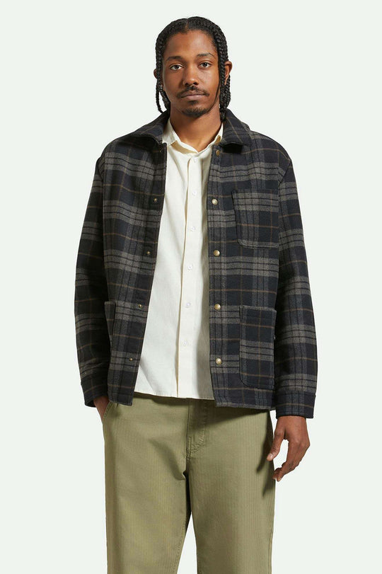 Shop Chore Coat| Black/Charcoal Plaid – www.goalsstore.com