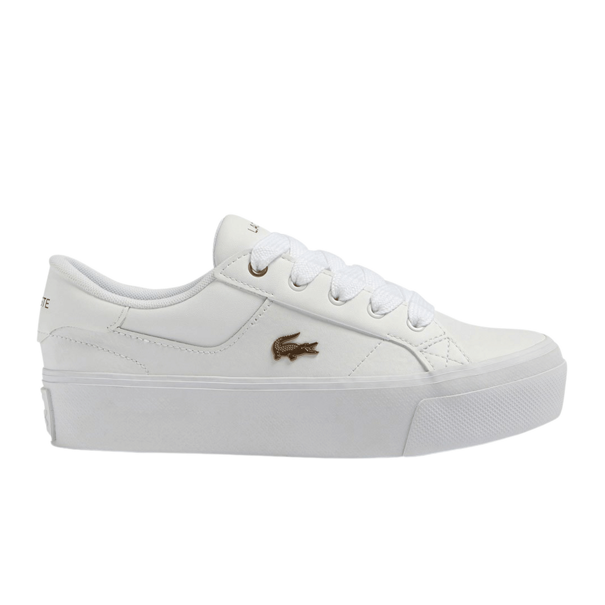 Womens Ziane Platform 123 - White/White | Shop Lacoste at GOALS Store ...